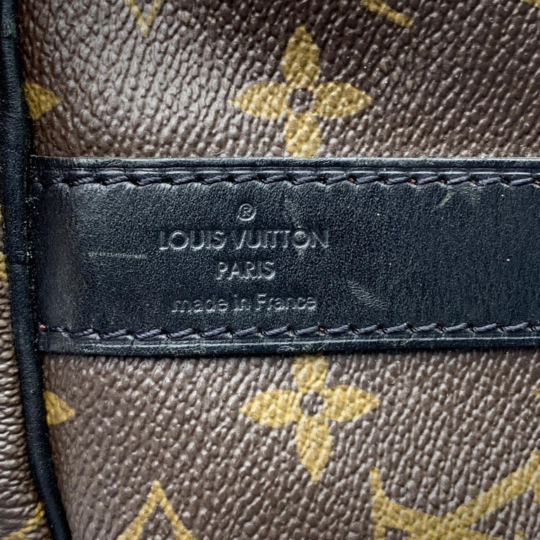 Louis Vuitton Monogram Macassar Keepall 45 Bandouliere Duffle Bag For ...