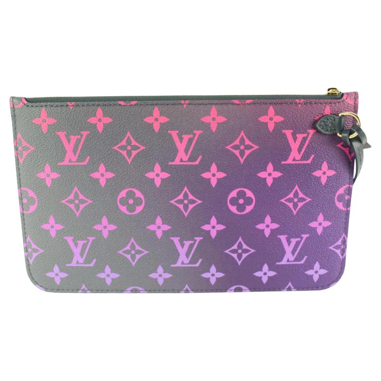 Louis Vuitton Monogram Midnight Fuchsia Neverfull Pochette MM or GM ...