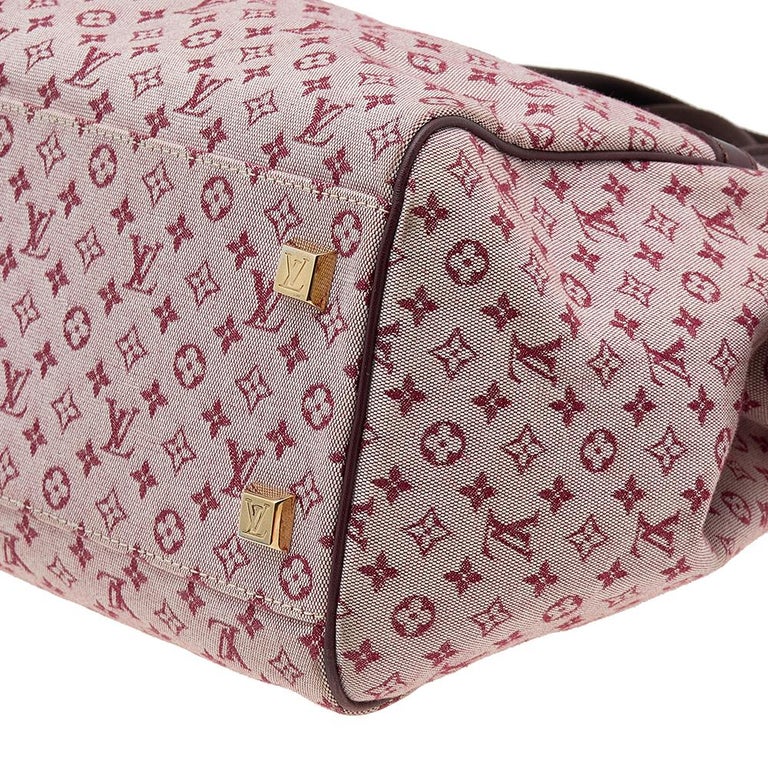 Louis Vuitton Monogram Mini Lin Canvas Josephine GM Bag For Sale at 1stDibs
