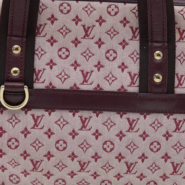 Louis Vuitton Monogram Mini Lin Canvas Josephine GM Bag For Sale at 1stDibs
