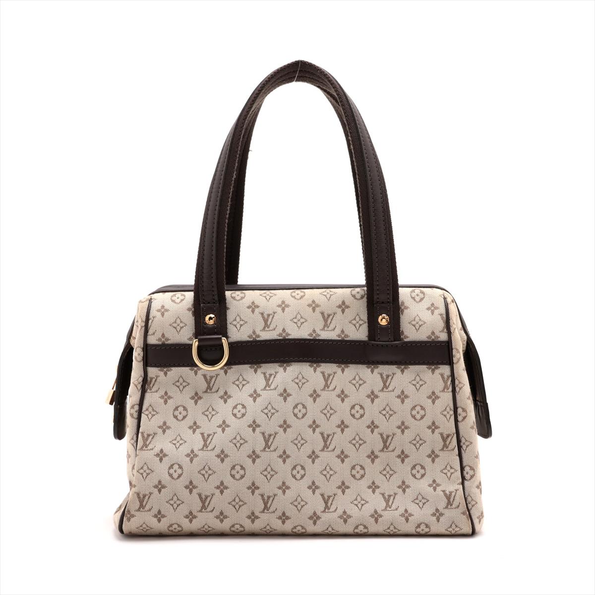 Louis Vuitton Monogram Mini Lin Josephine PM Beige x Dark Brown For ...