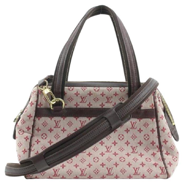 Louis Vuitton Josephine Navy Mini Lin Bandouliere with Strap 870302 ...