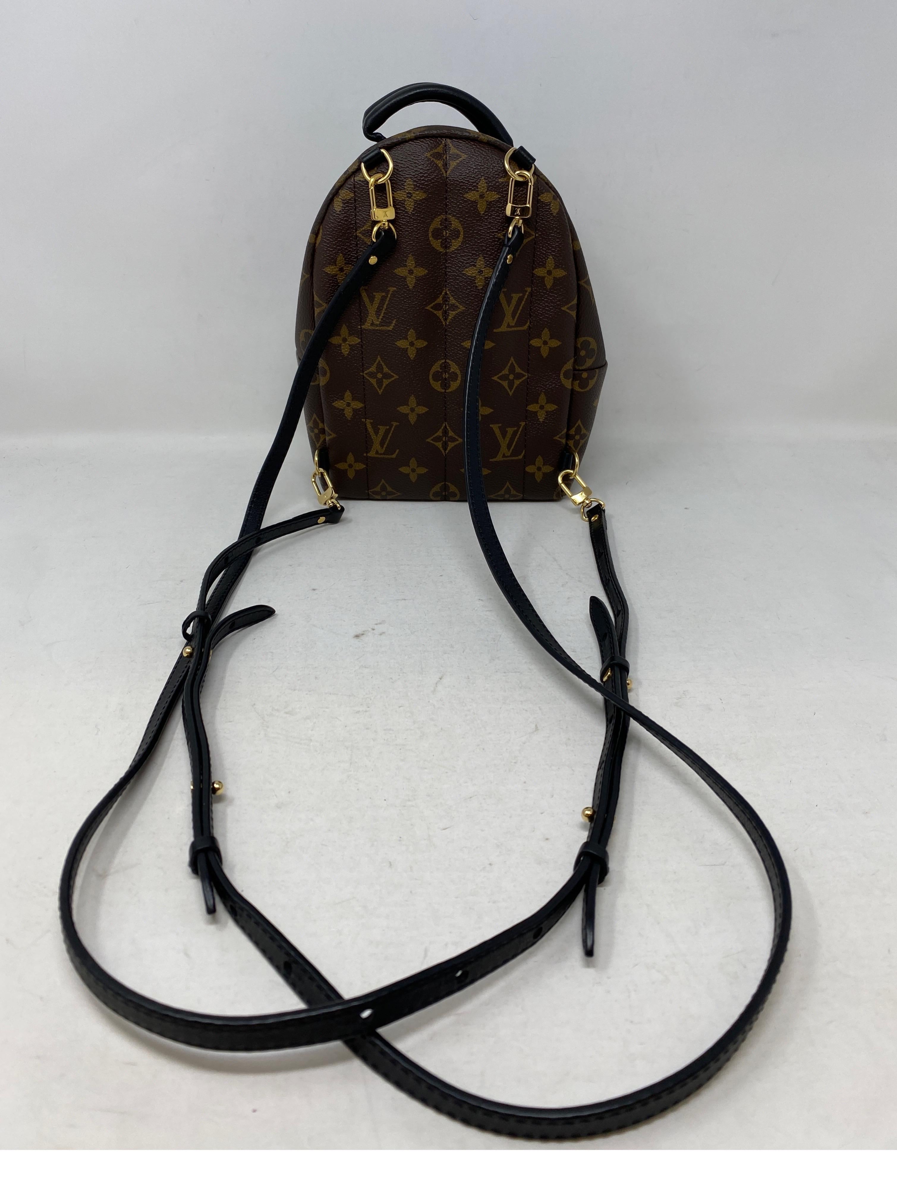 Louis Vuitton Monogram Mini Palm Springs Backpack For Sale at 1stDibs