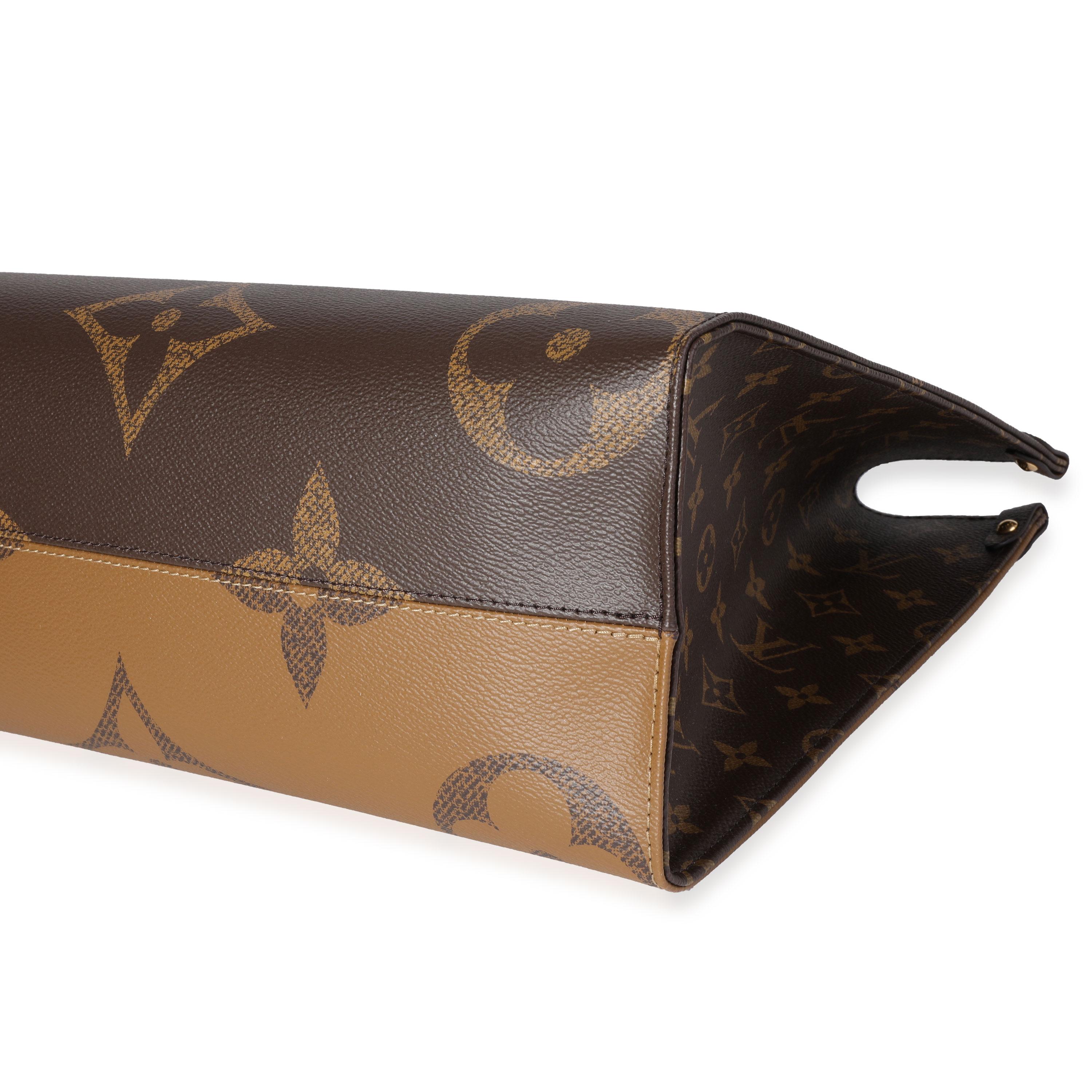 Louis Vuitton Monogram and Monogram Reverse Canvas Onthego MM For Sale ...