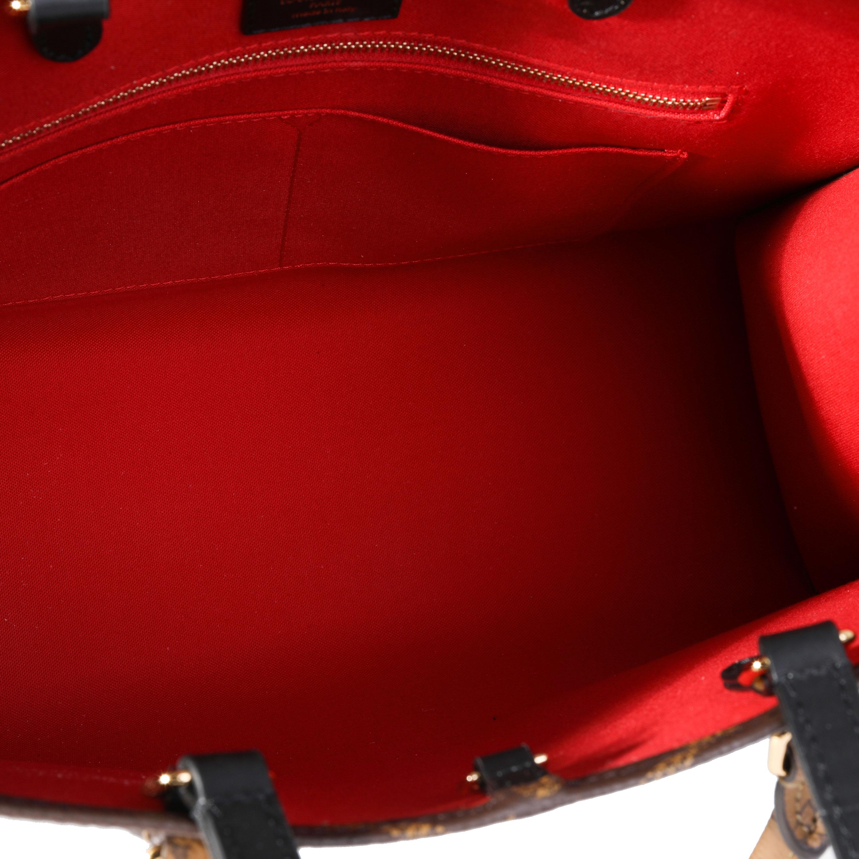 Louis Vuitton Monogram and Monogram Reverse Canvas Onthego MM For Sale ...