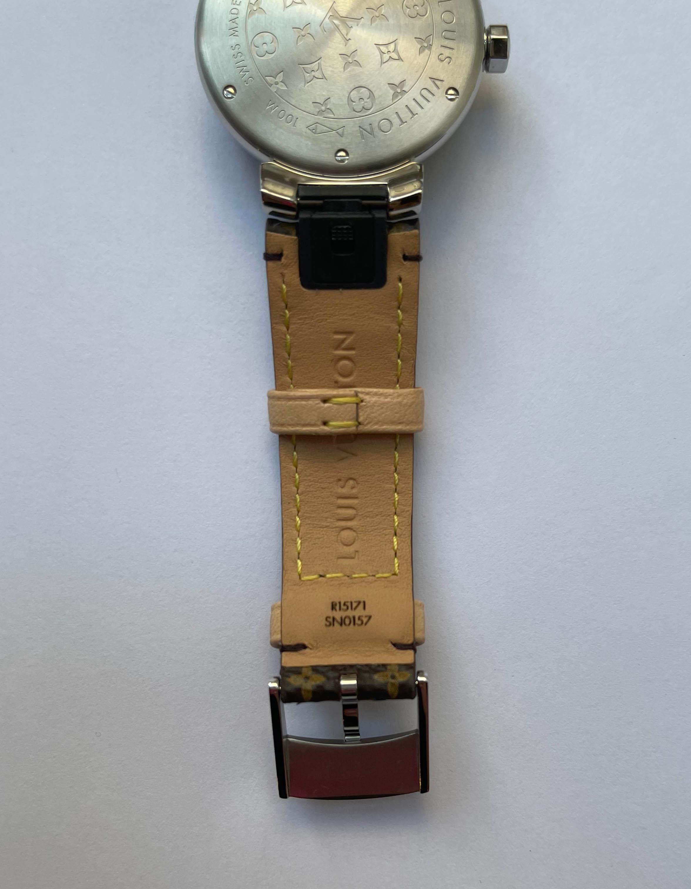 Louis Vuitton Monogram Montre Quartz Watch w/ Box and Guarantee rt. $2 ...