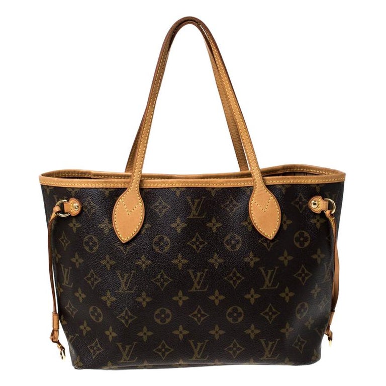 Louis Vuitton Monogram Neverfull PM Bag For Sale at 1stDibs