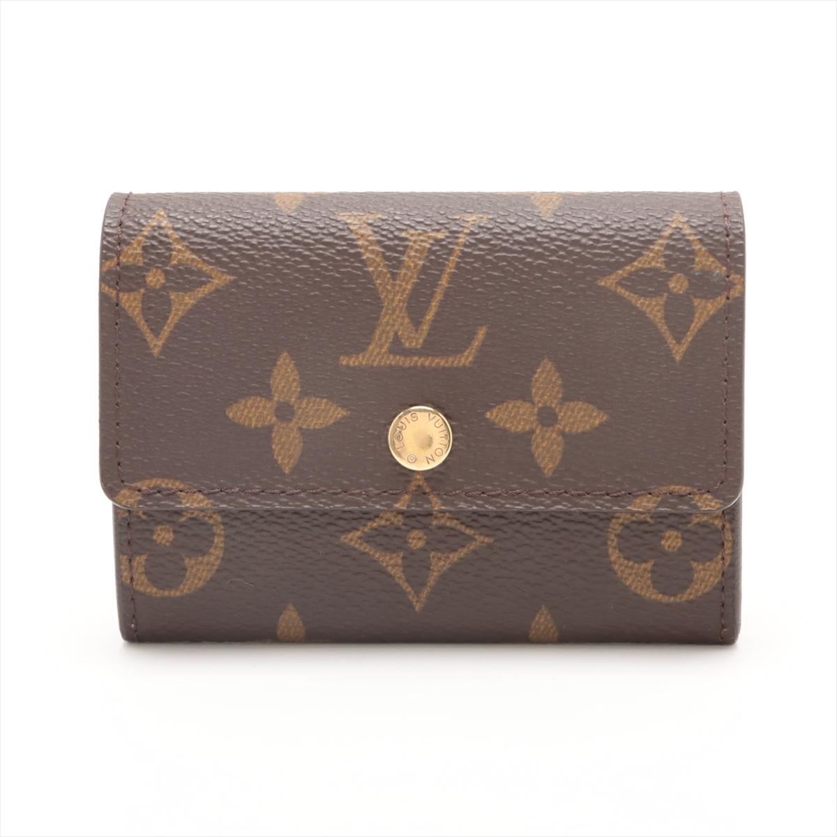 Louis Vuitton Monogram Plat Coin Purse For Sale at 1stDibs
