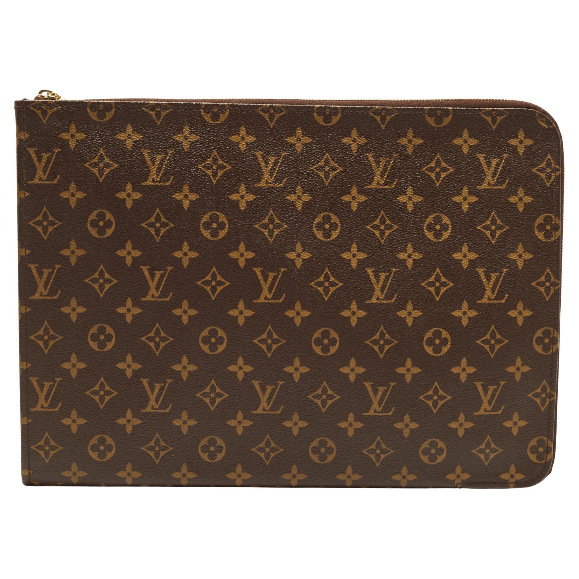 Louis Vuitton Monogram Poche Documents Portfolio Case For Sale at 1stDibs