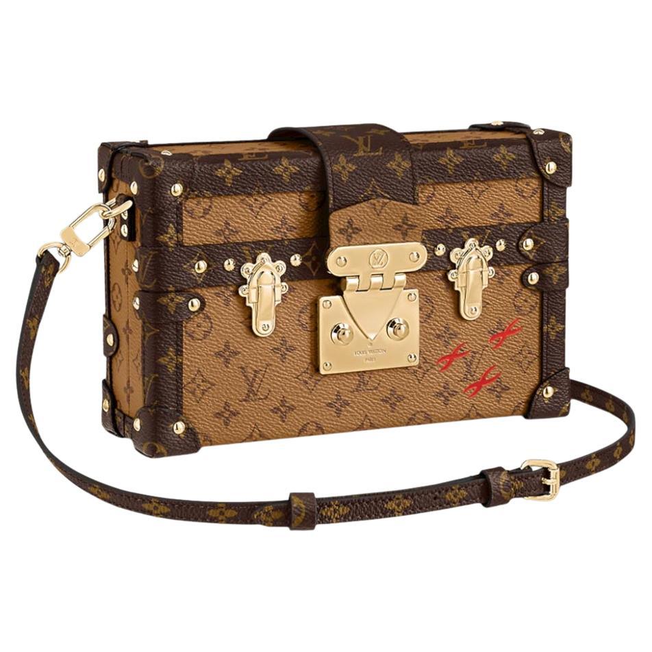 Louis Vuitton Monogram Reverse Canvas Petite Malle Bag For Sale at 1stDibs