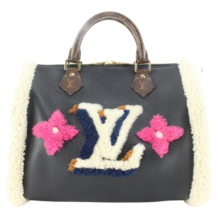 Louis Vuitton Monogram Shearling Speedy Teddy Bandouliere 2LK0412C For ...