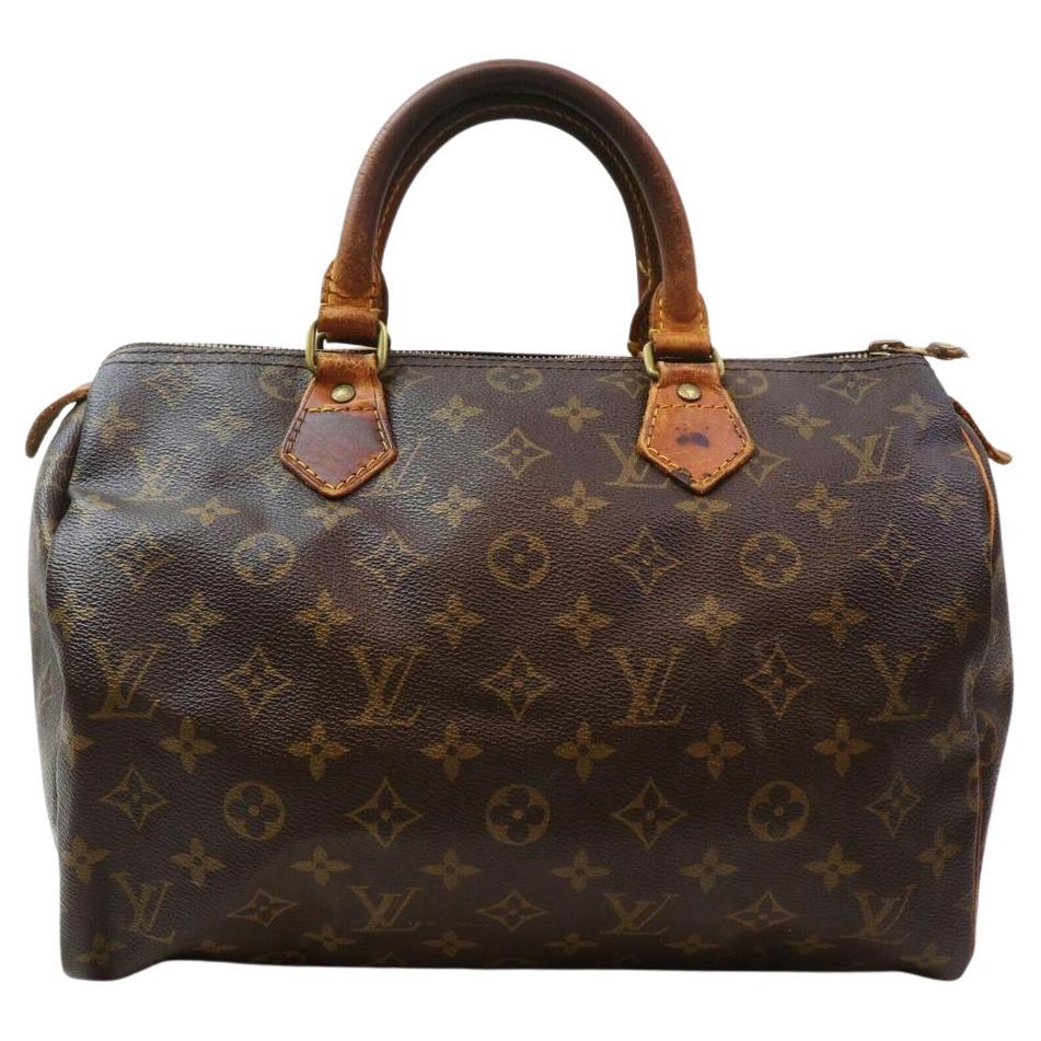 LOUIS VUITTON BAG 'Cherry Blossom' in Brown Monogram Canvas with Floral ...
