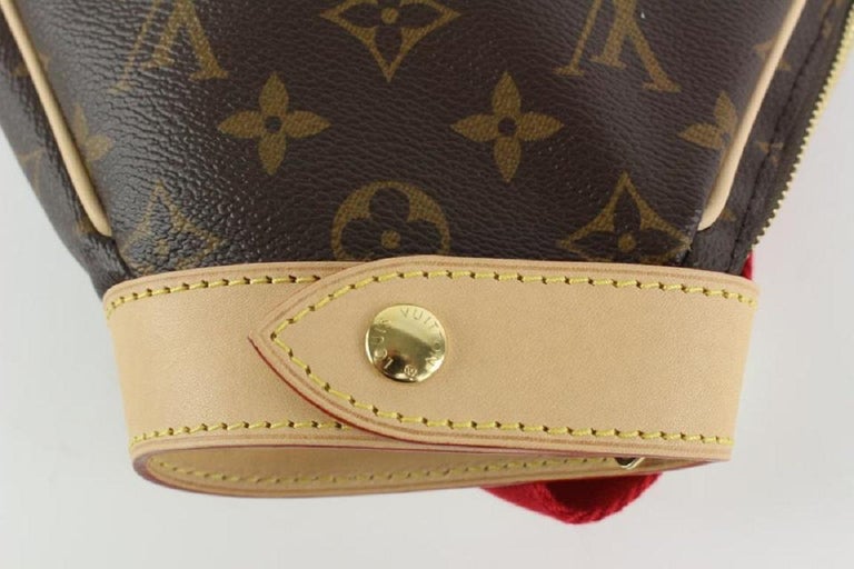 Louis Vuitton Monogram Tennis Racket Cover with 3 Ball Set 106lv18 at ...