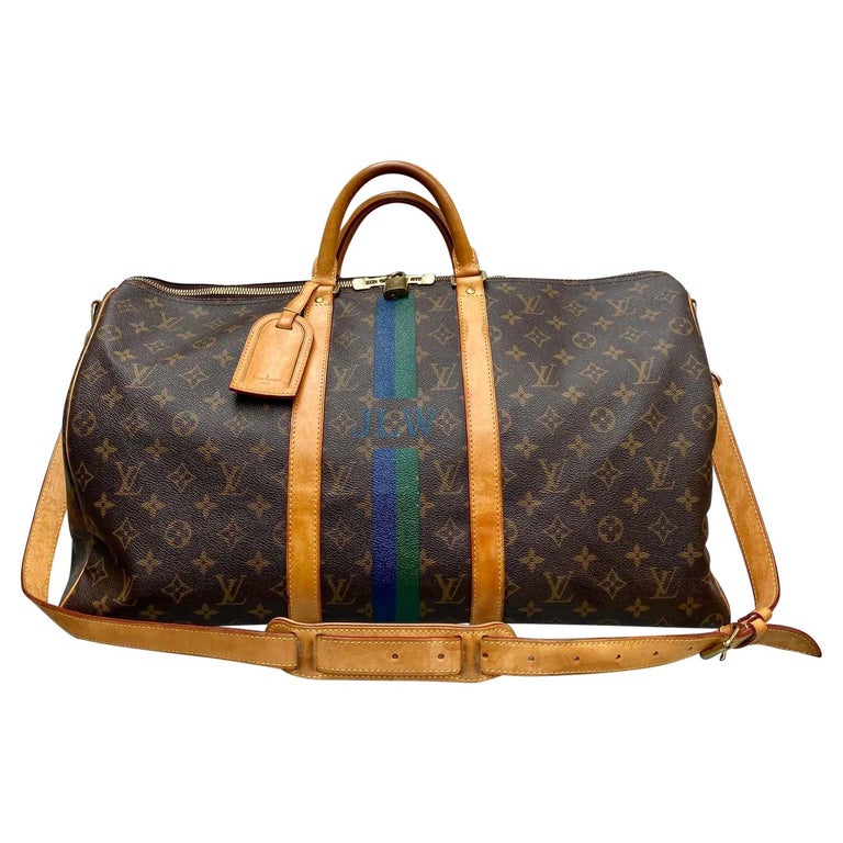 Louis Vuitton Monogrammed Classic Keepall 50 With Strap at 1stDibs