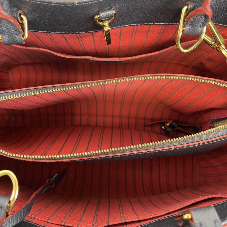 Louis Vuitton - Montaigne GM Dark Navy Monogram - Top Handle W ...