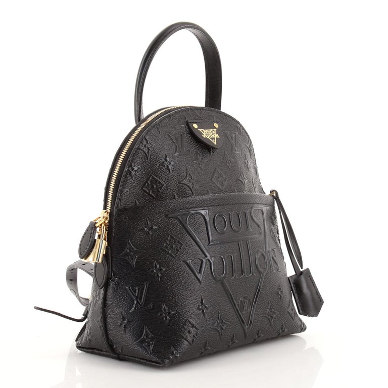 Louis Vuitton Moon Backpack Embossed Monogram Midnight Canvas at 1stDibs