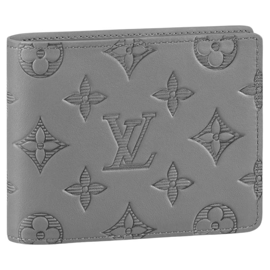 Louis Vuitton Multiple Wallet Anthracite Gray Monogram Shadow Leather ...