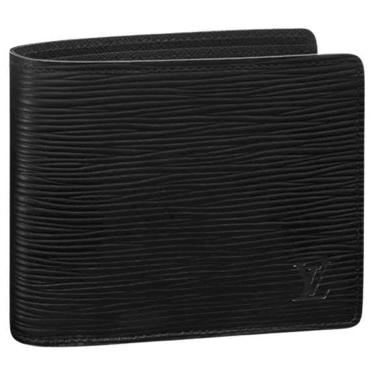 Louis Vuitton Multiple Wallet Epi Leather Black For Sale at 1stDibs