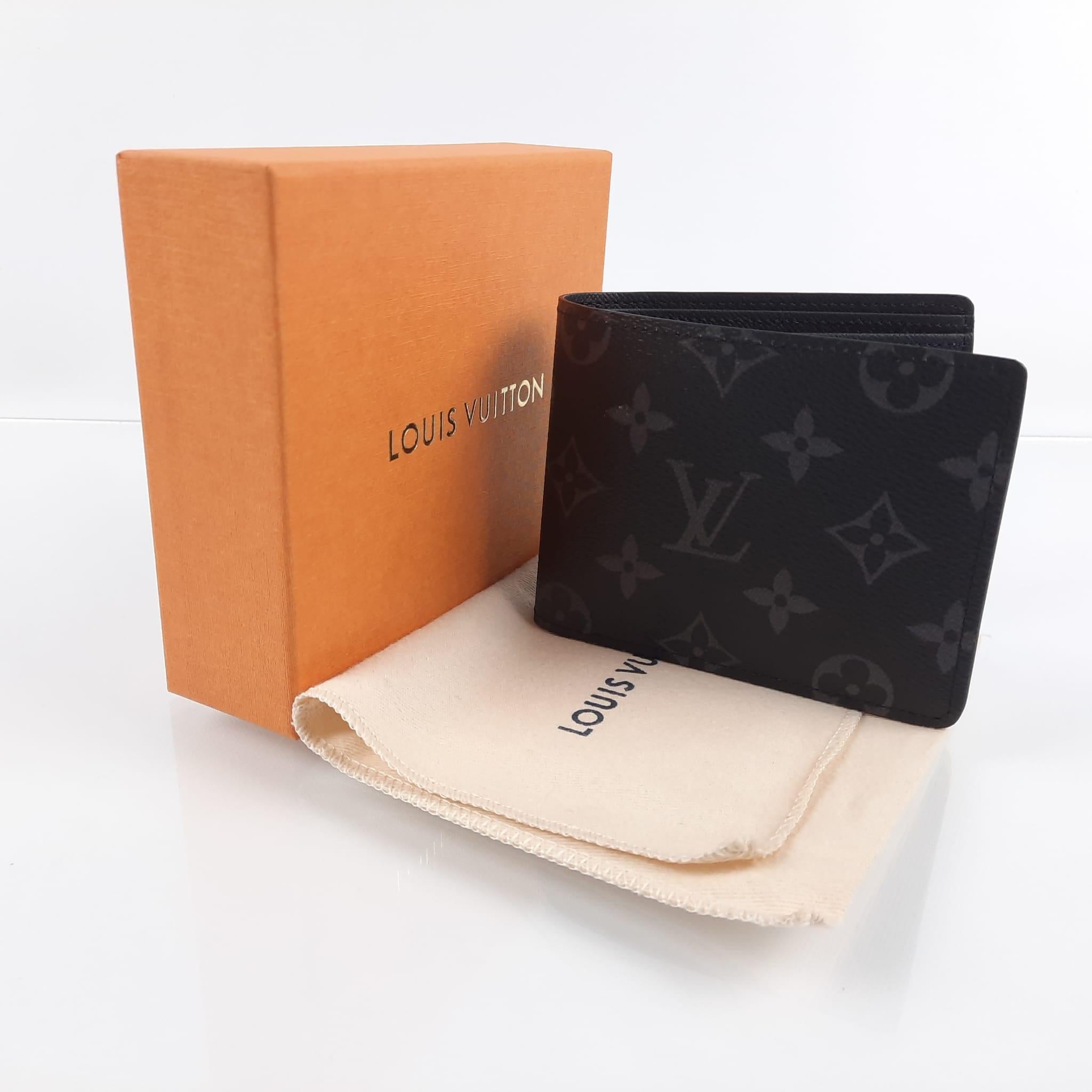 Louis Vuitton Multiple Wallet Monogram Eclipse Canvas For Sale at ...