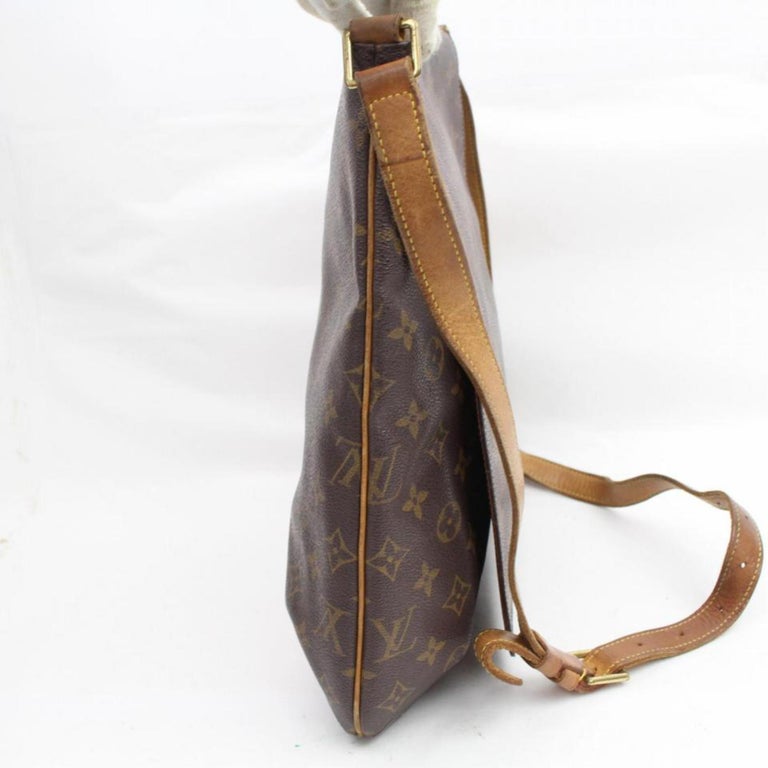 Louis Vuitton Musette Monogram Salsa Gm 868520 Brown Coated Canvas Shoulder Bag For Sale at 1stDibs