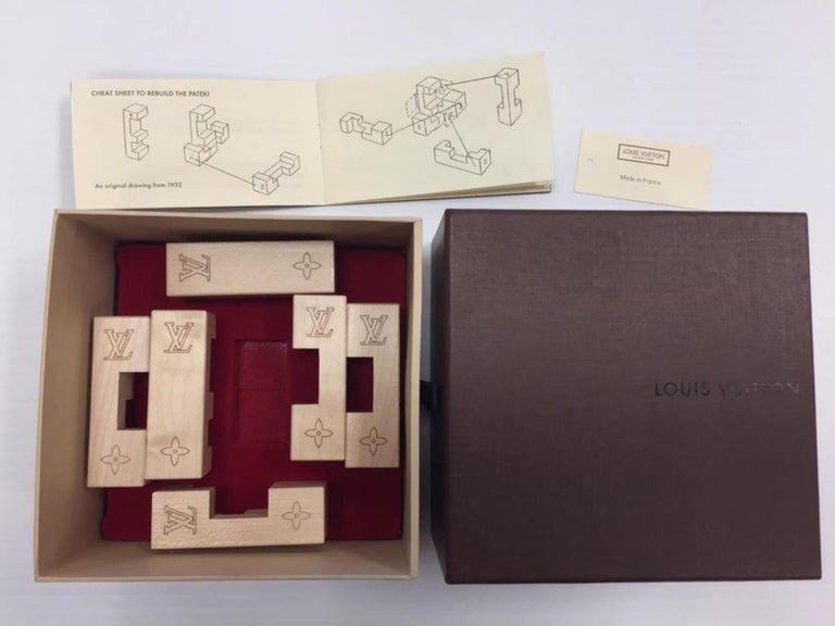 Louis Vuitton Natural (Ultra Rare) Maple Sycamore Le Pateki Wood Puzzle ...