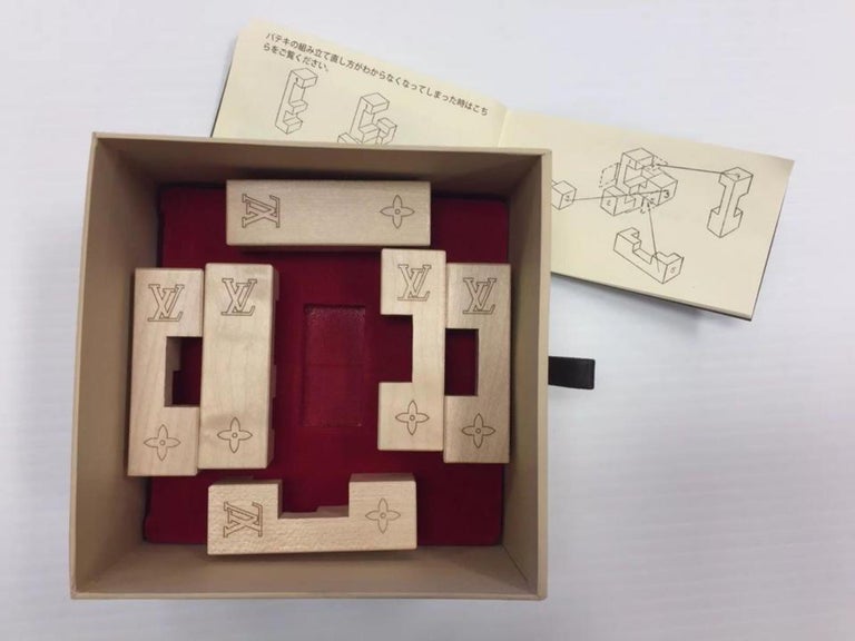 Louis Vuitton Natural (Ultra Rare) Maple Sycamore Le Pateki Wood Puzzle ...