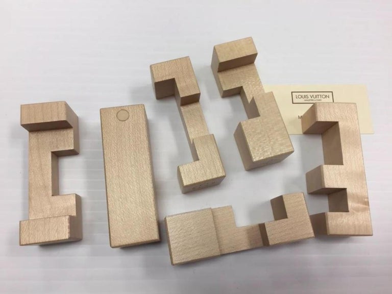 Louis Vuitton Natural (Ultra Rare) Maple Sycamore Le Pateki Wood Puzzle ...