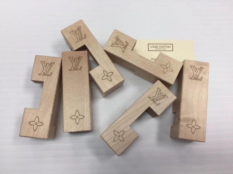Louis Vuitton Natural (Ultra Rare) Maple Sycamore Le Pateki Wood Puzzle ...