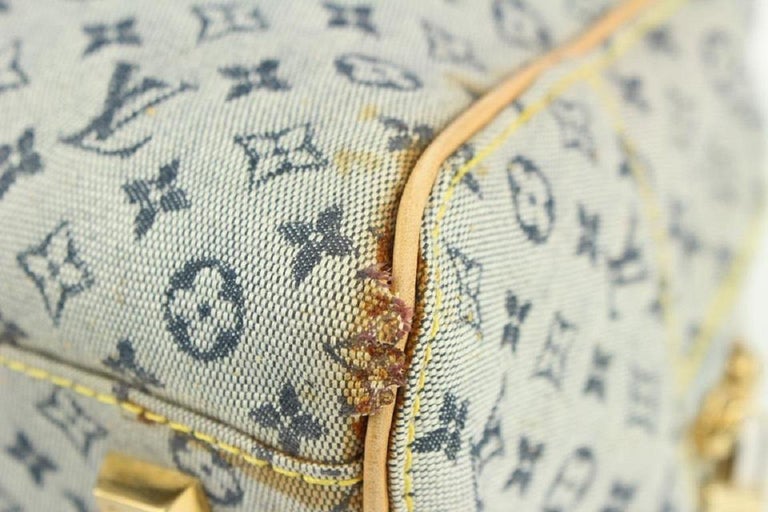 Louis Vuitton Navy Monogram Mini Lin Marie Boston 1013lv13 For Sale at ...