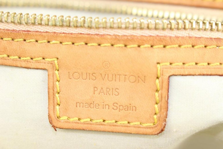 Louis Vuitton Navy x Grey Monogram Mini Lin Marie Boston Bag 1LV112 For ...