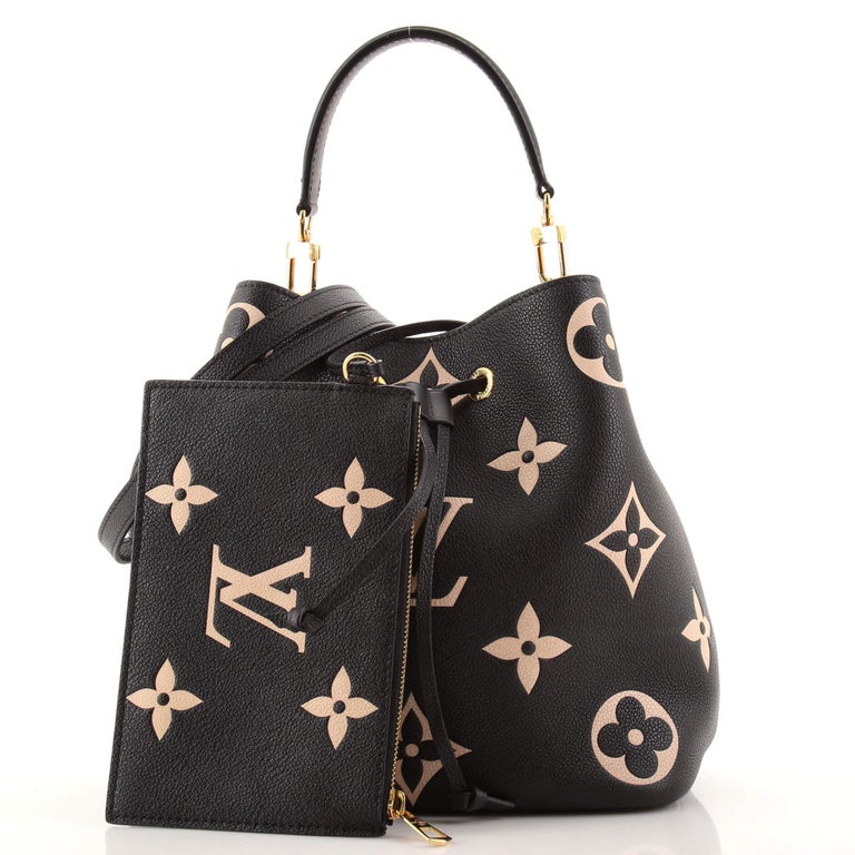 Louis Vuitton NeoNoe Handbag Bicolor Monogram Empreinte Giant MM For ...