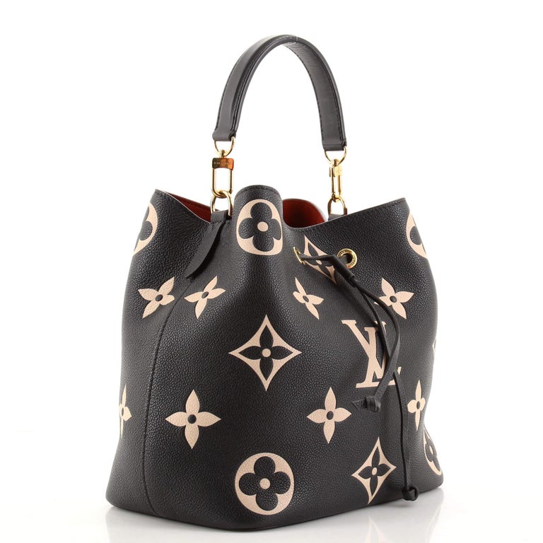 Louis Vuitton NeoNoe Handbag Bicolor Monogram Empreinte Giant MM For ...