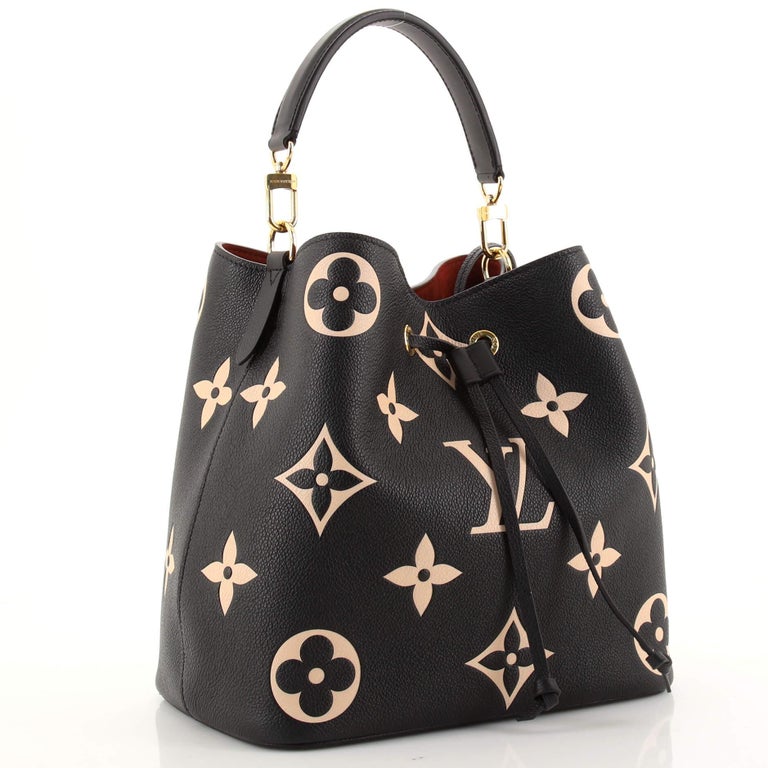 Louis Vuitton NeoNoe Handbag Bicolor Monogram Empreinte Giant MM For ...