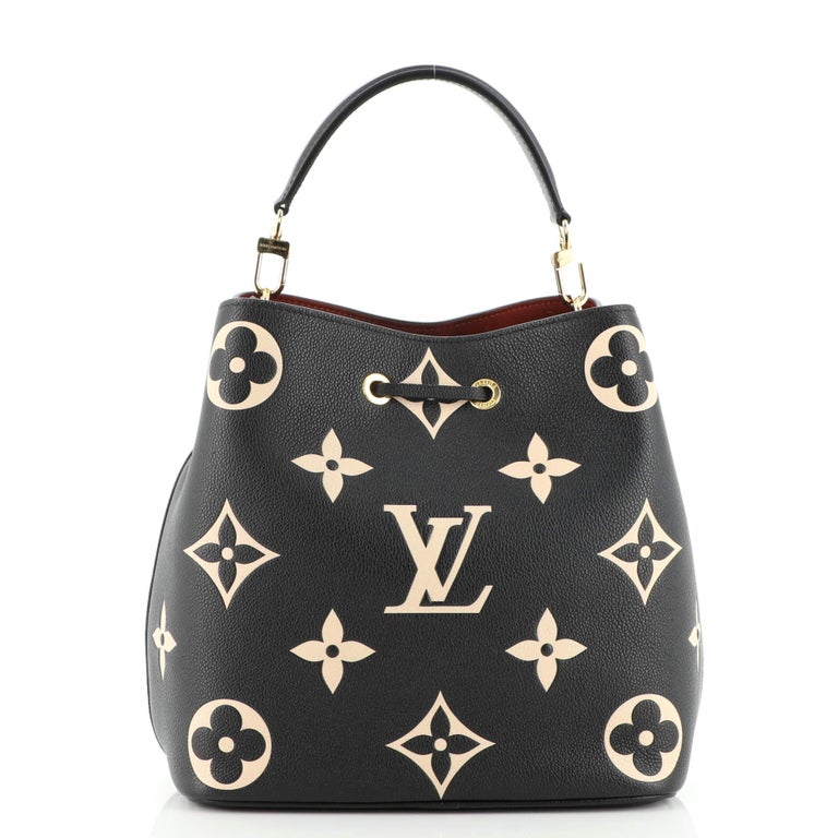 Louis Vuitton NeoNoe Handbag Bicolor Monogram Empreinte Giant MM For ...