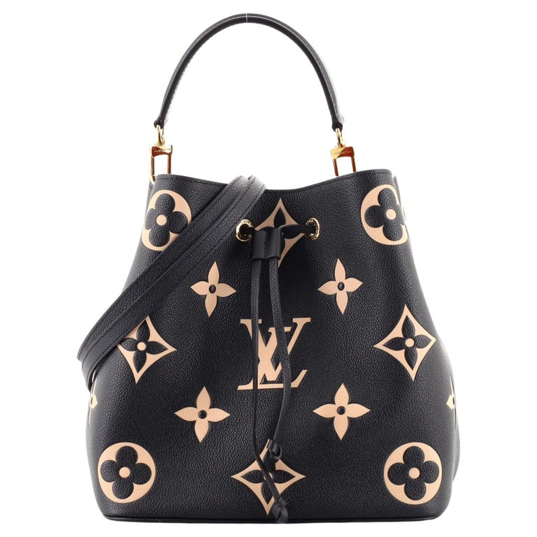 Louis Vuitton NeoNoe Handbag Bicolor Monogram Empreinte Giant MM For ...