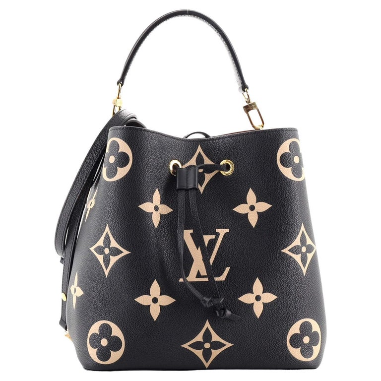 Louis Vuitton NeoNoe Handbag Bicolor Monogram Empreinte Giant MM For ...