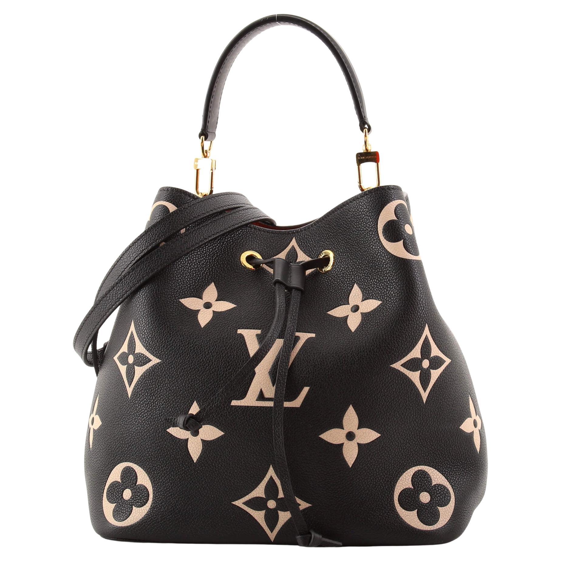 Louis Vuitton NeoNoe Handbag Bicolor Monogram Empreinte Giant MM For ...