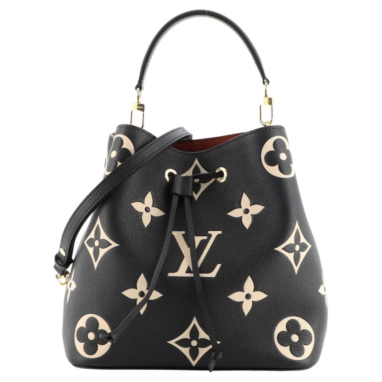 Louis Vuitton NeoNoe Handbag Bicolor Monogram Empreinte Giant MM For ...