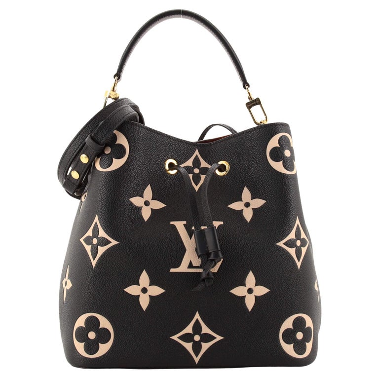 Louis Vuitton NeoNoe Handbag Bicolor Monogram Empreinte Giant MM For ...