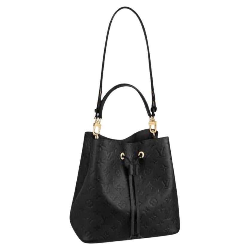 Louis Vuitton NéoNoé MM Black Monogram Empreinte Leather For Sale at ...