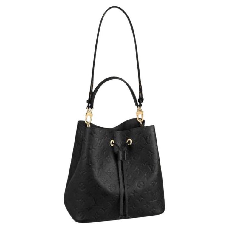 Louis Vuitton NéoNoé MM Black Monogram Empreinte Leather For Sale at ...