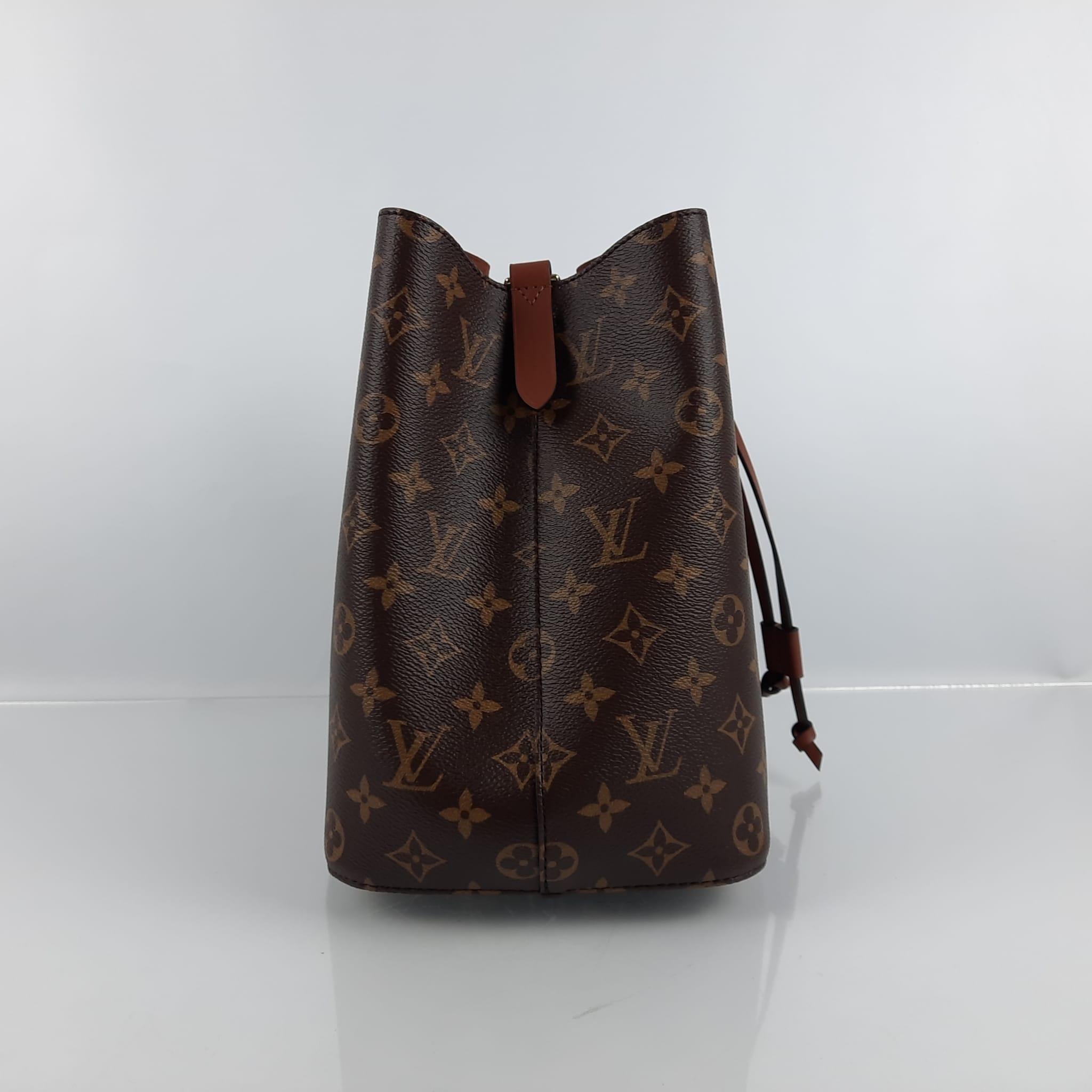 Louis Vuitton NéoNoé MM Colours Caramel Monogram Canvas For Sale at 1stDibs