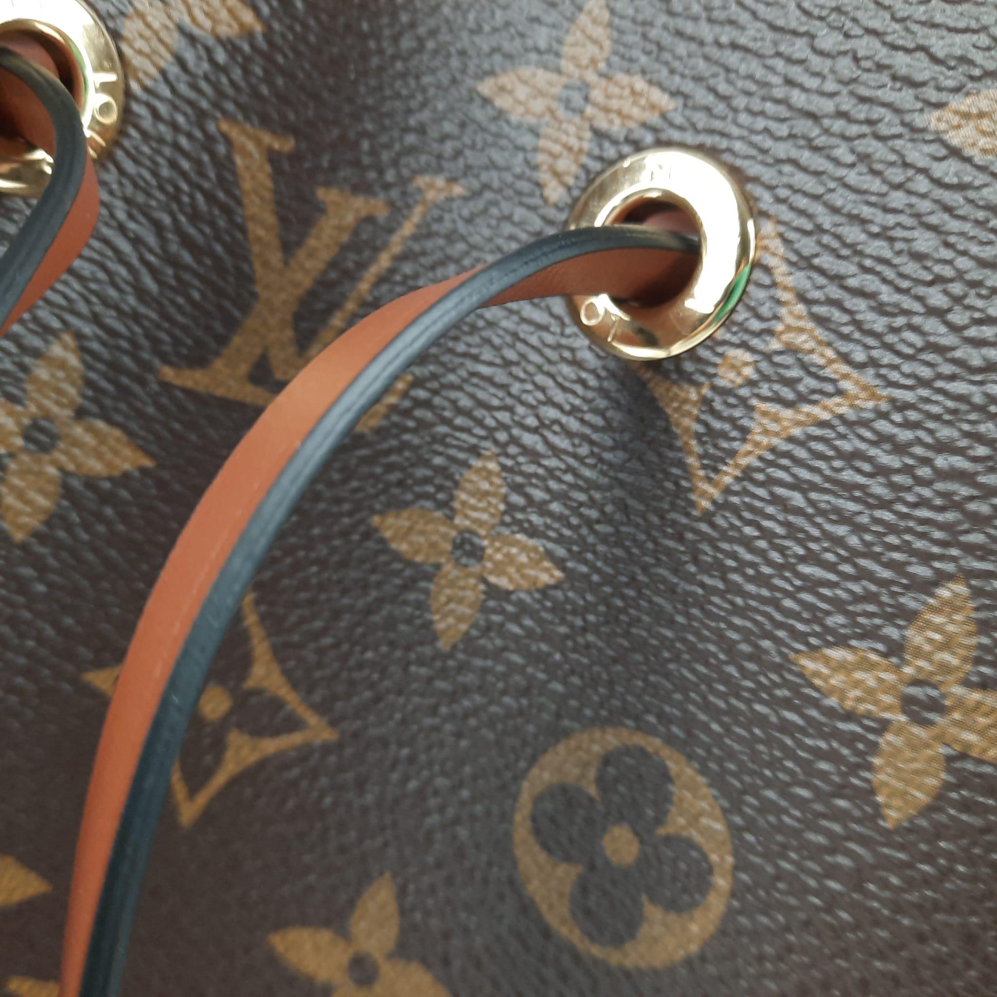 Louis Vuitton NéoNoé MM Colours Caramel Monogram Canvas For Sale at 1stDibs