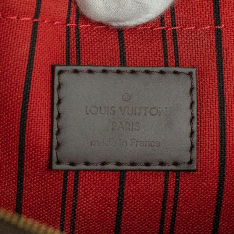 LOUIS VUITTON, Neverfull Medium in brown canvas at 1stDibs
