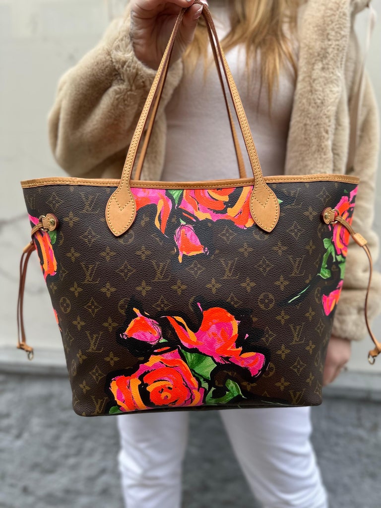 Louis Vuitton Neverfull MM x Steven Sprouse Limited Edition Shoulder ...