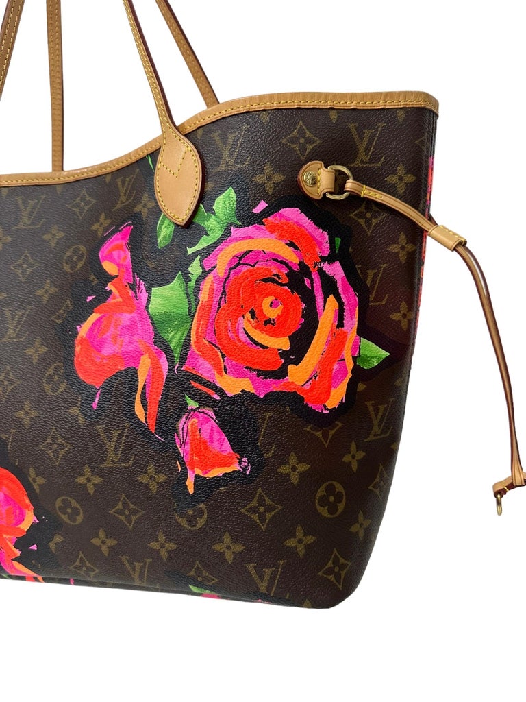 Louis Vuitton Neverfull MM x Steven Sprouse Limited Edition Shoulder ...