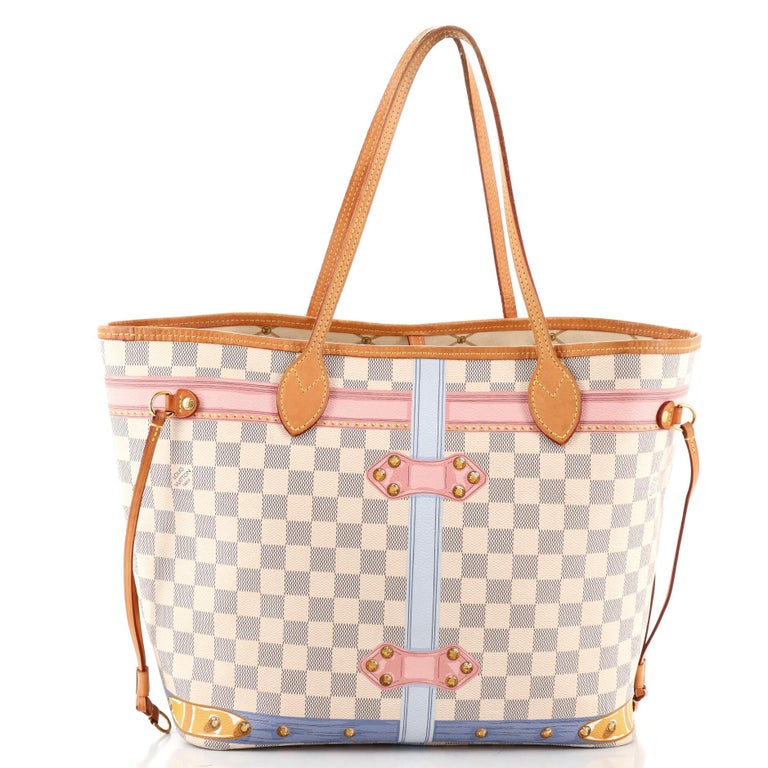 Louis Vuitton Neverfull NM Tote Limited Edition Damier Summer Trunks MM ...