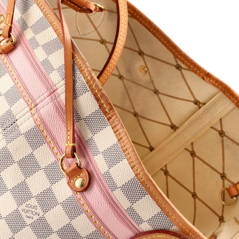 Louis Vuitton Neverfull NM Tote Limited Edition Damier Summer Trunks MM ...