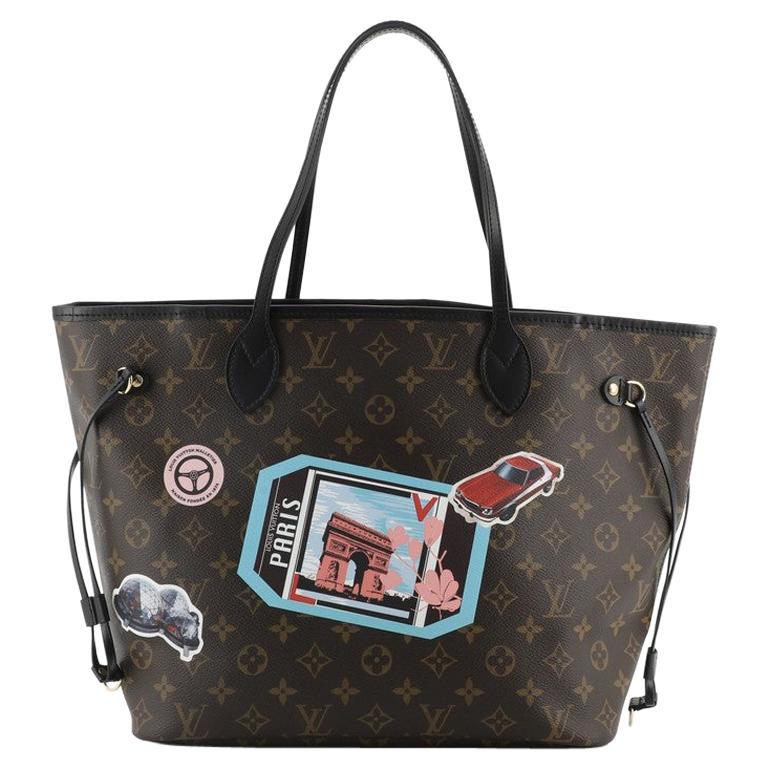 Louis Vuitton Neverfull NM Tote Limited Edition World Tour Monogram ...