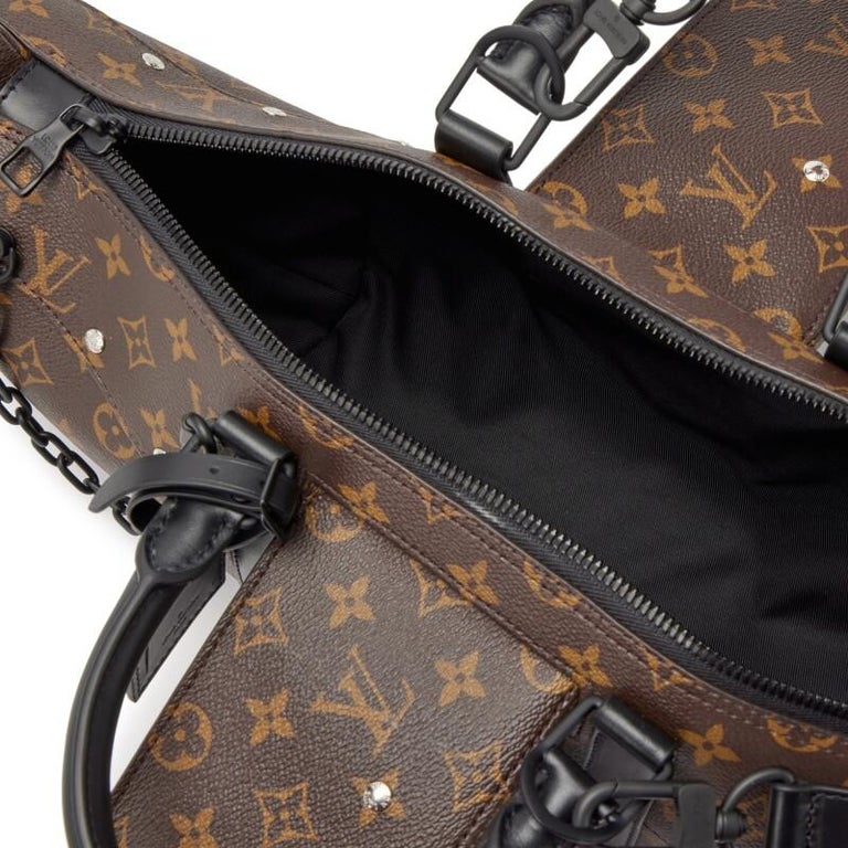 Louis Vuitton NEW Virgil Abloh Ebene Monogram Coated Canvas Airplane ...
